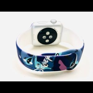 Disney | Accessories | 384mm Disney Stitch Apple Watch Silicone Band ...